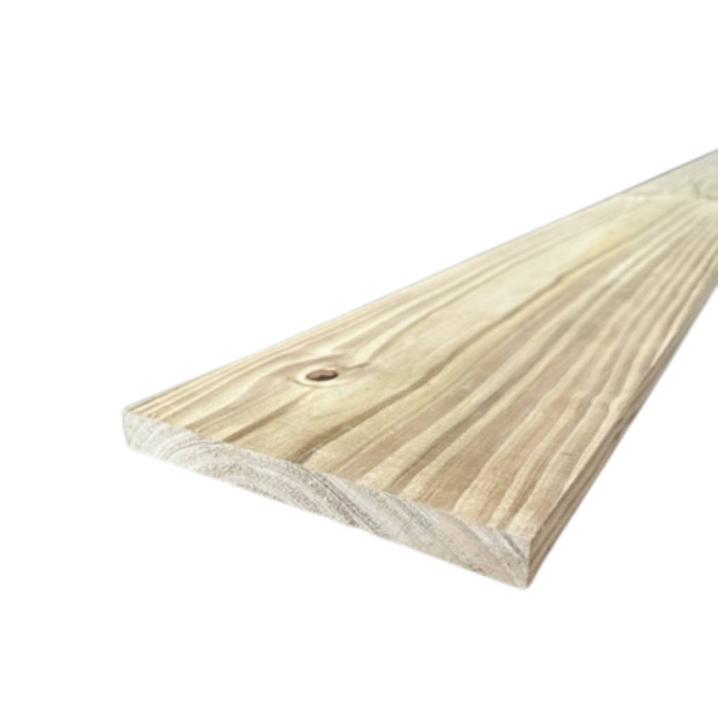 TÁBUA PINUS TRATADO 25x2x300 cm - GEA Madeiras Tratadas em Autoclave